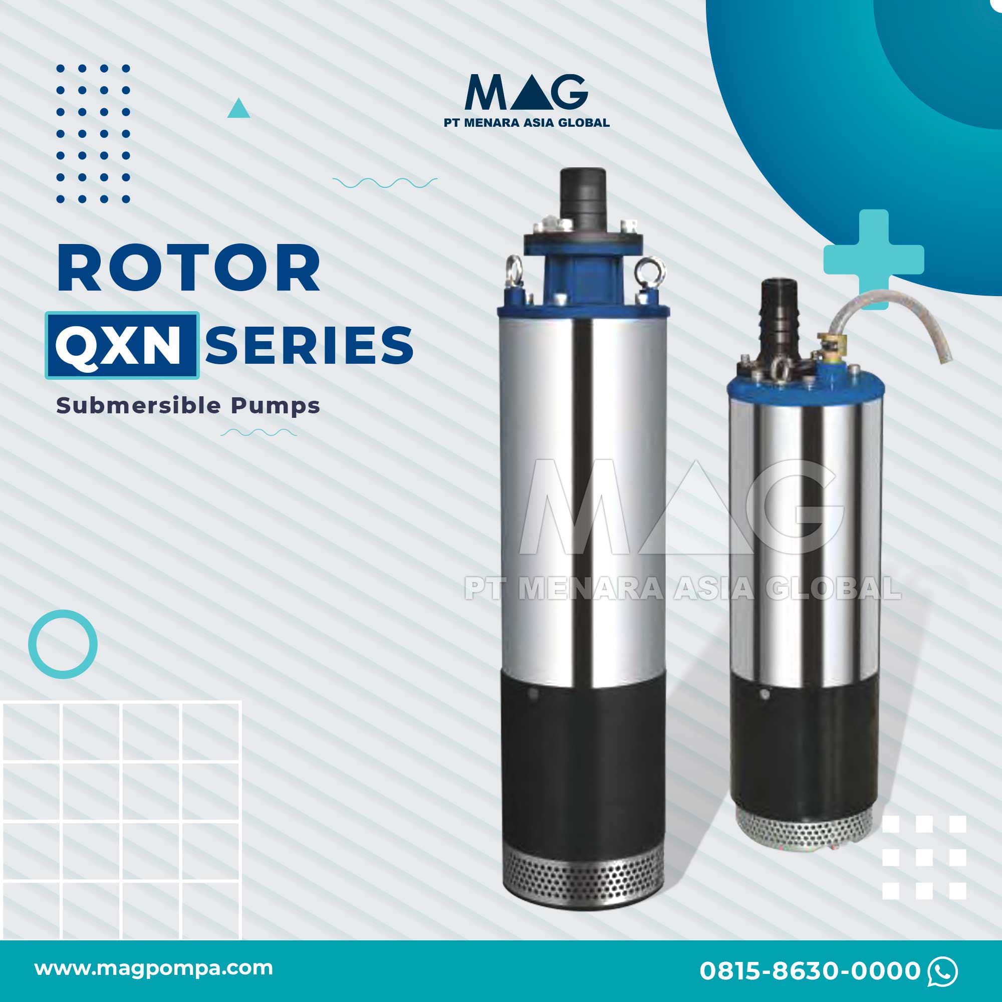 Pompa Rotor untuk kebutuhan pompa industri dan rumahtangga